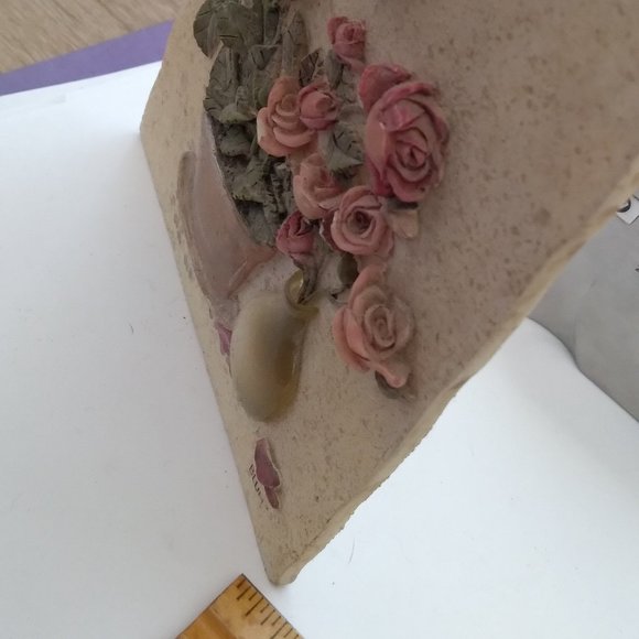 Source Unknown | Art | Slate Roses Rock Art Hand Painted | Poshmark